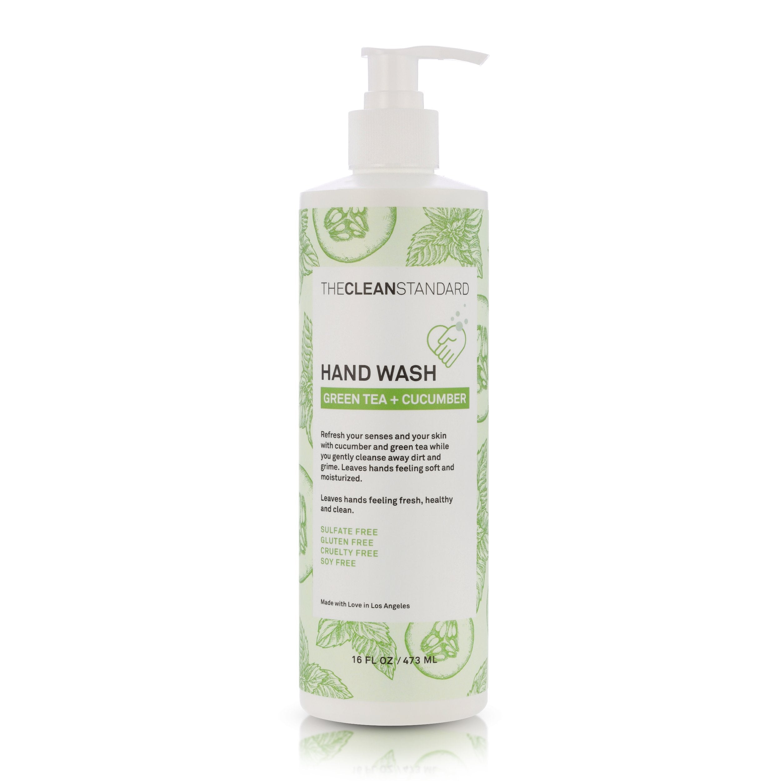 THE CLEAN STANDARD Green Tea & Cucumber Hand Wash - 16oz – Los Angeles ...